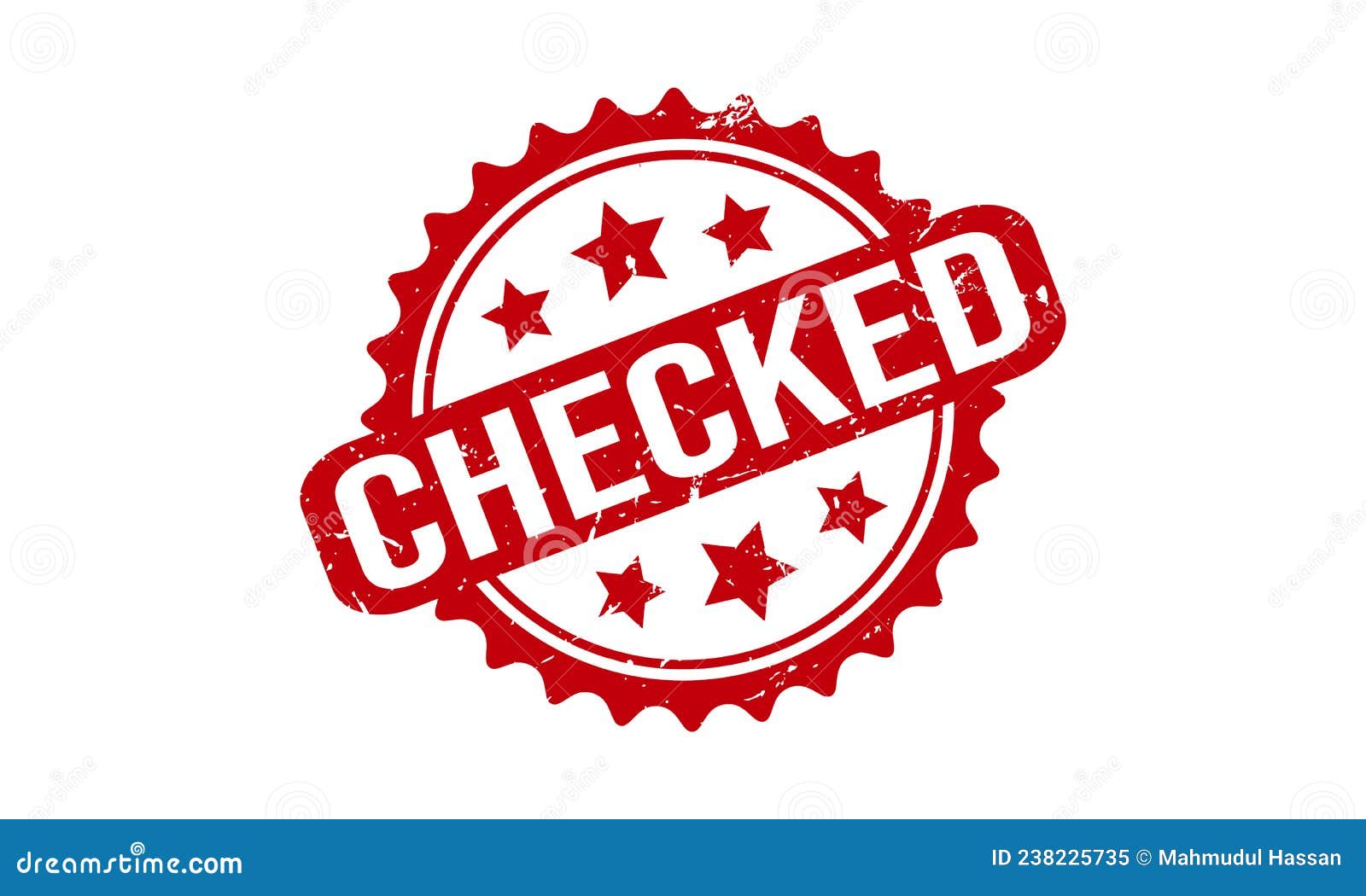 Checked Rubber Stamp. Checked Rubber Grunge Stamp Seal Vector ...