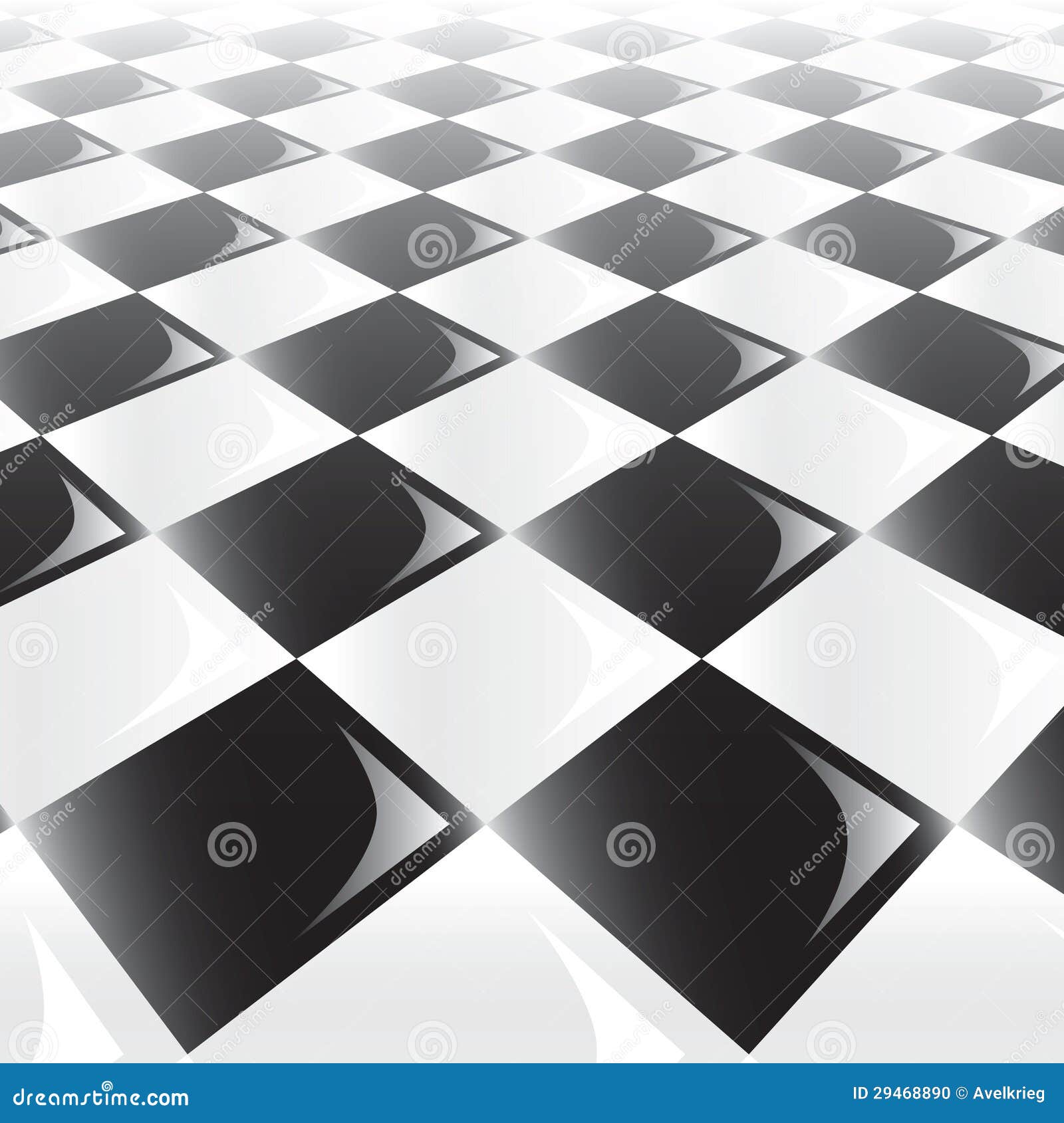 Checker Background Perspective Stock Vector - Illustration of ...