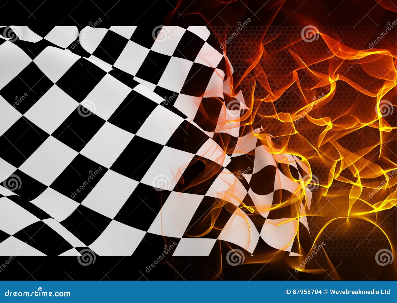 Checkered Flag Border Wallpaper