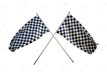 Checker flags stock image. Image of rallying, pursuit - 10259649