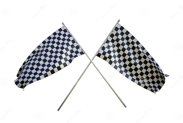 Checker flags stock image. Image of rallying, pursuit - 10259649