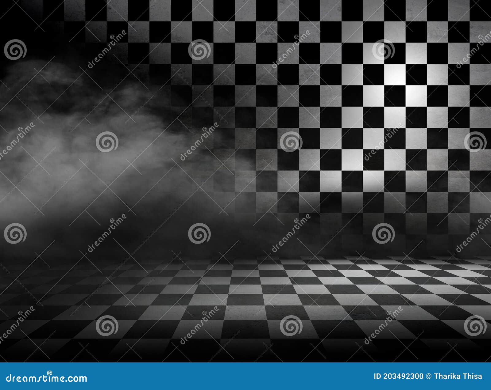 Checker Floor and Wall Pattern Stock Photo - Image of textures, decor ...