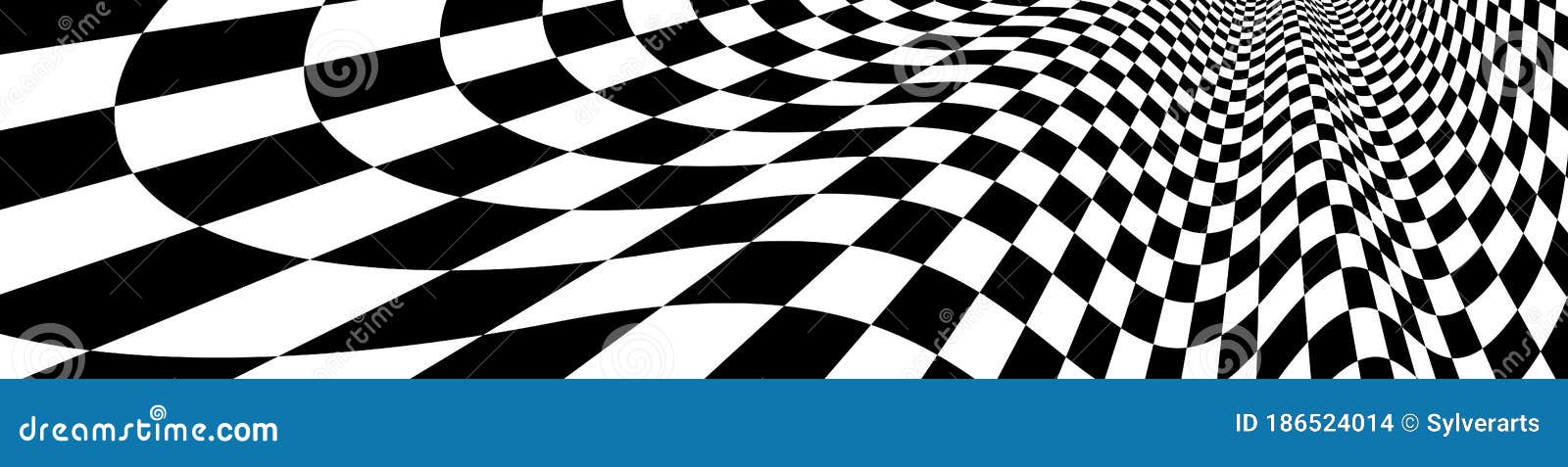 Checker Pattern Mesh in 3d Dimensional Perspective Vector Abstract ...