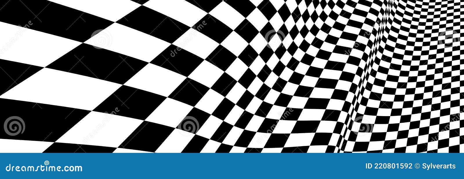 Checker Pattern Mesh in 3d Dimensional Perspective Vector Abstract ...