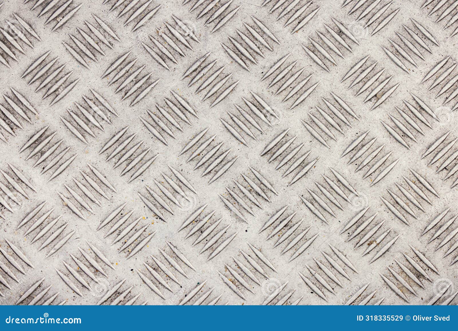 Checker Plate with Textured Diamond Pattern Stock Image - Image of ...