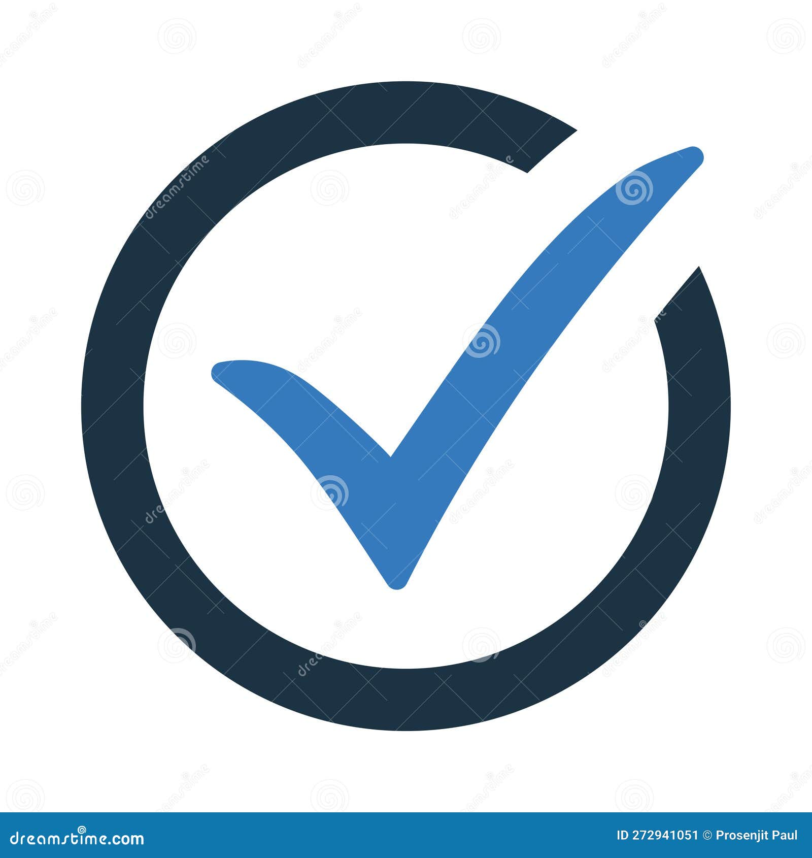 Checker, Tick, Correct Tick Icon Stock Vector - Illustration of correct ...