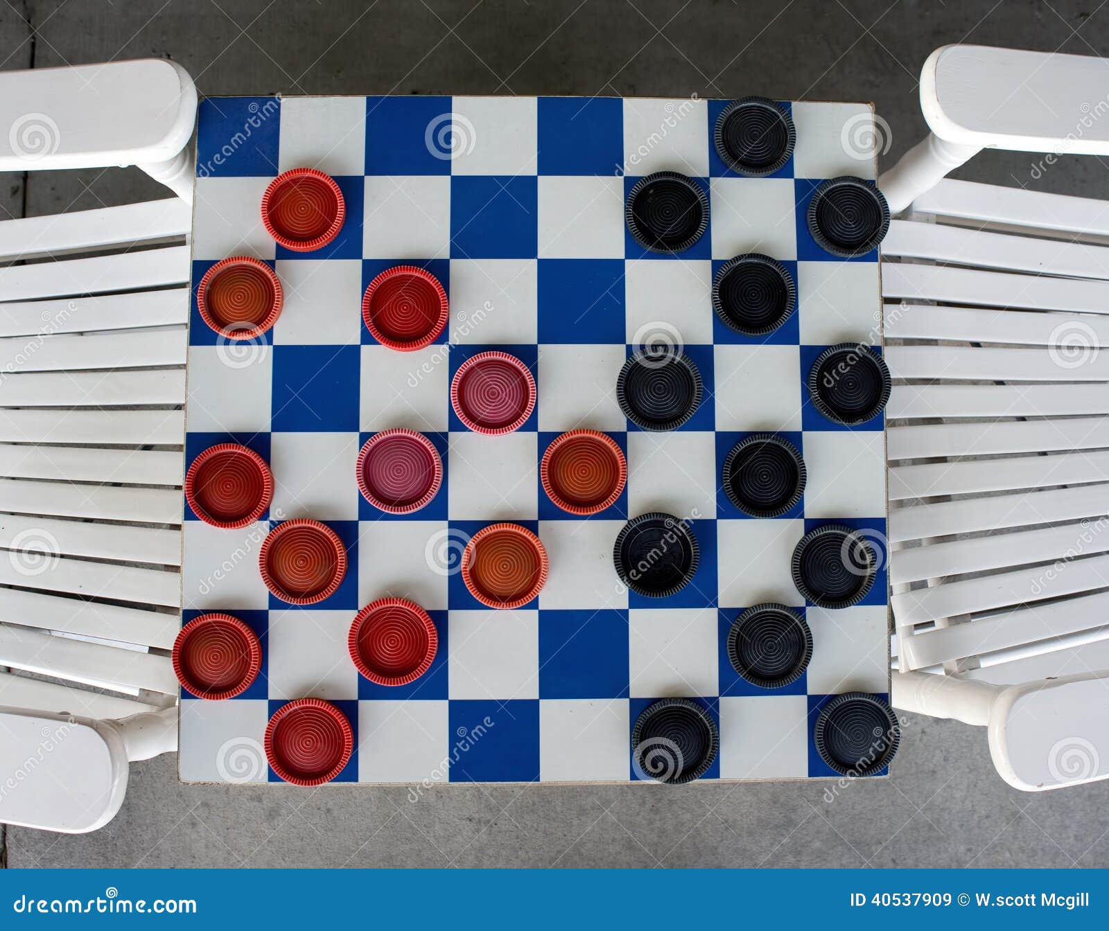 Checkerboard Game. stock image. Image of recreation, strategy - 40537909