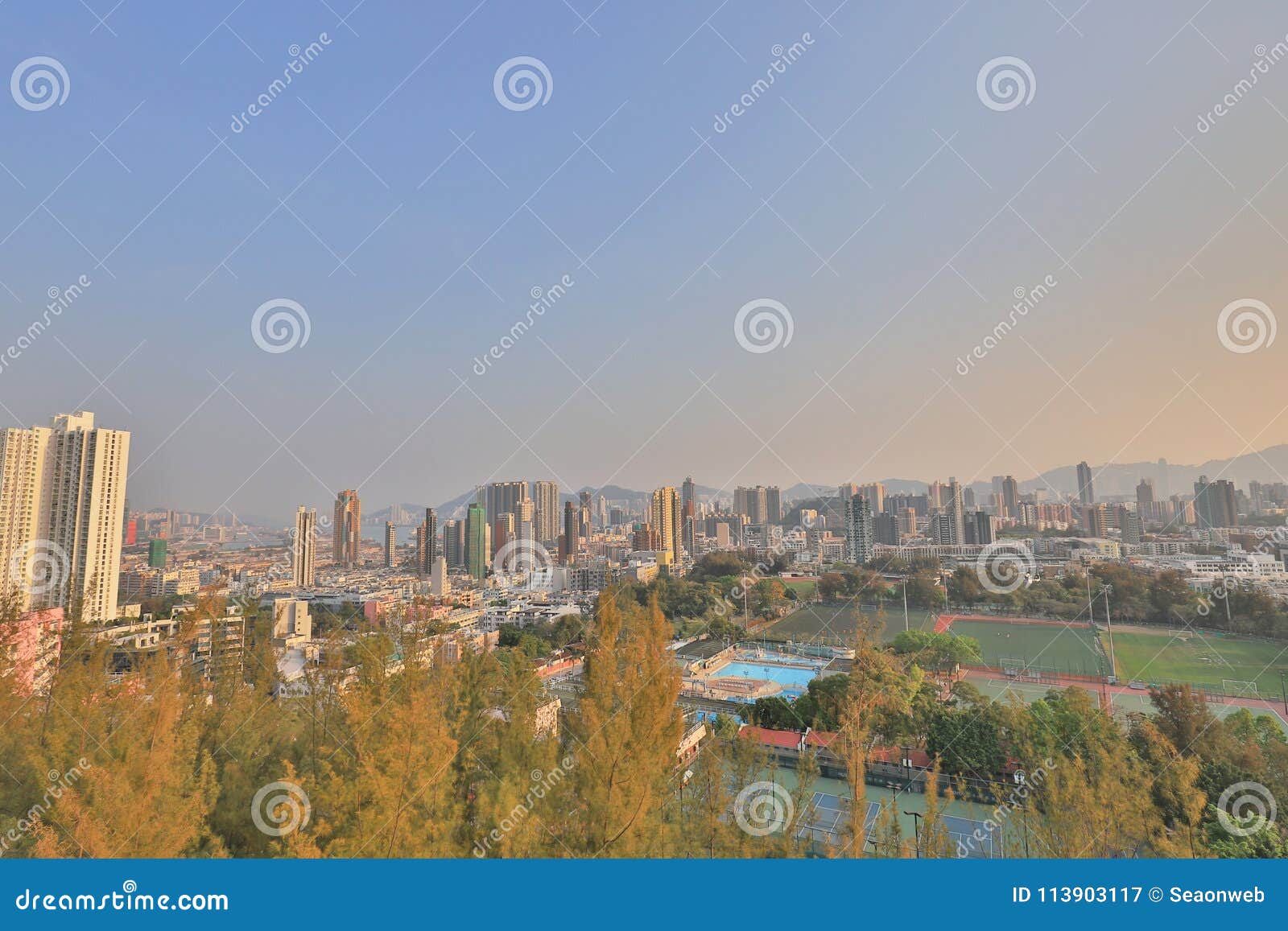 The Checkerboard Hill View of a Kowloon Editorial Photography - Image ...