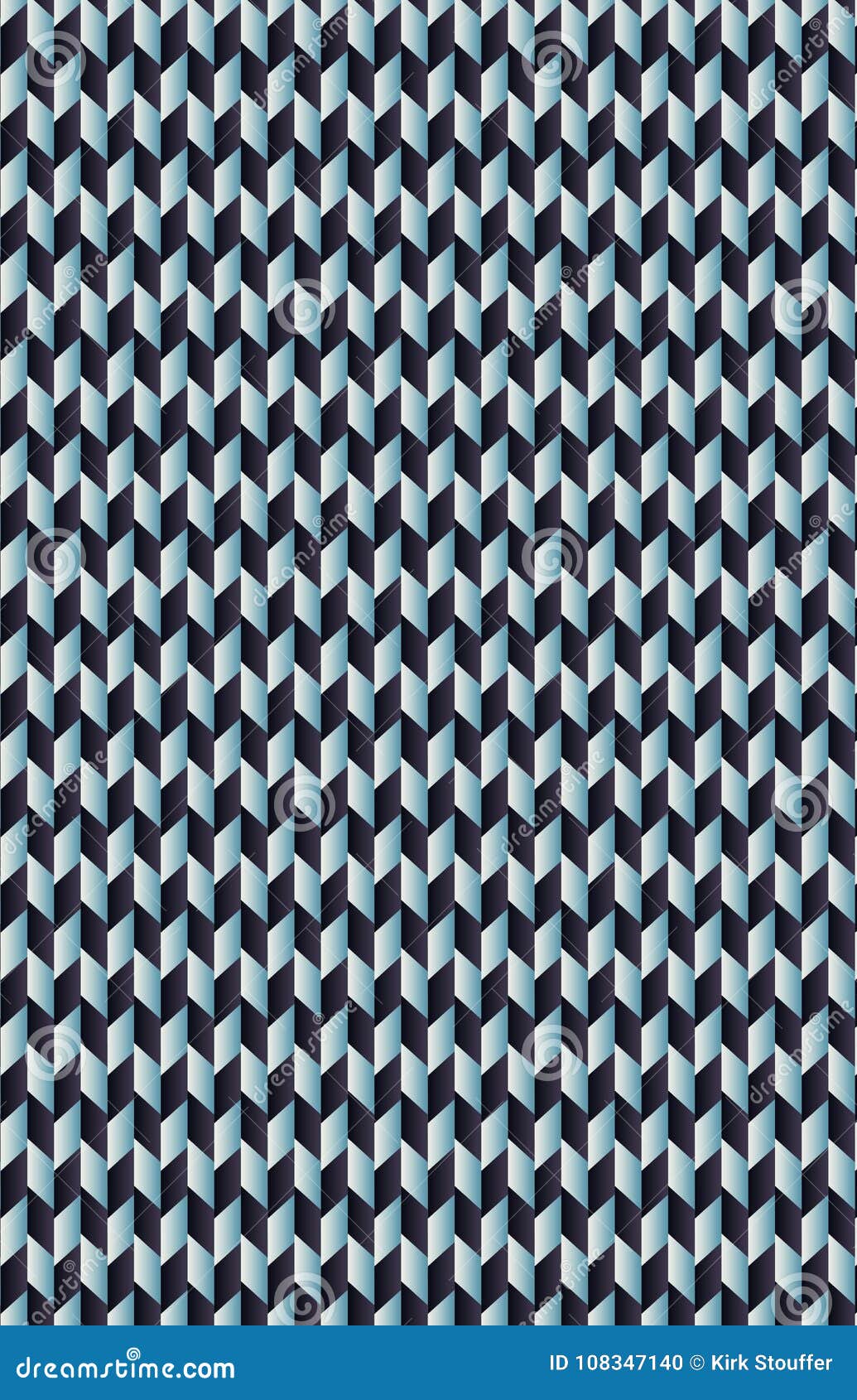 A Pattern of Blue and Cyan Trapezoids. Stock Illustration ...