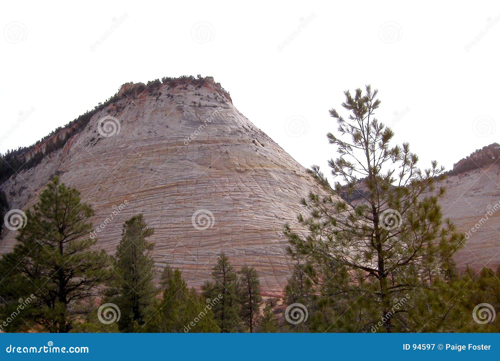 Checkerboard Mesa stock image. Image of geology, park, mountains - 94597