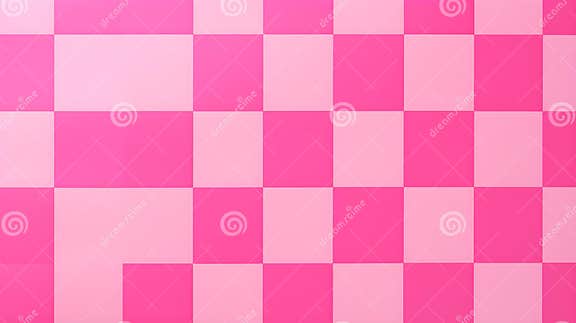 Checkerboard Pattern in Hot Pink Colors. Simple and Clean Background ...