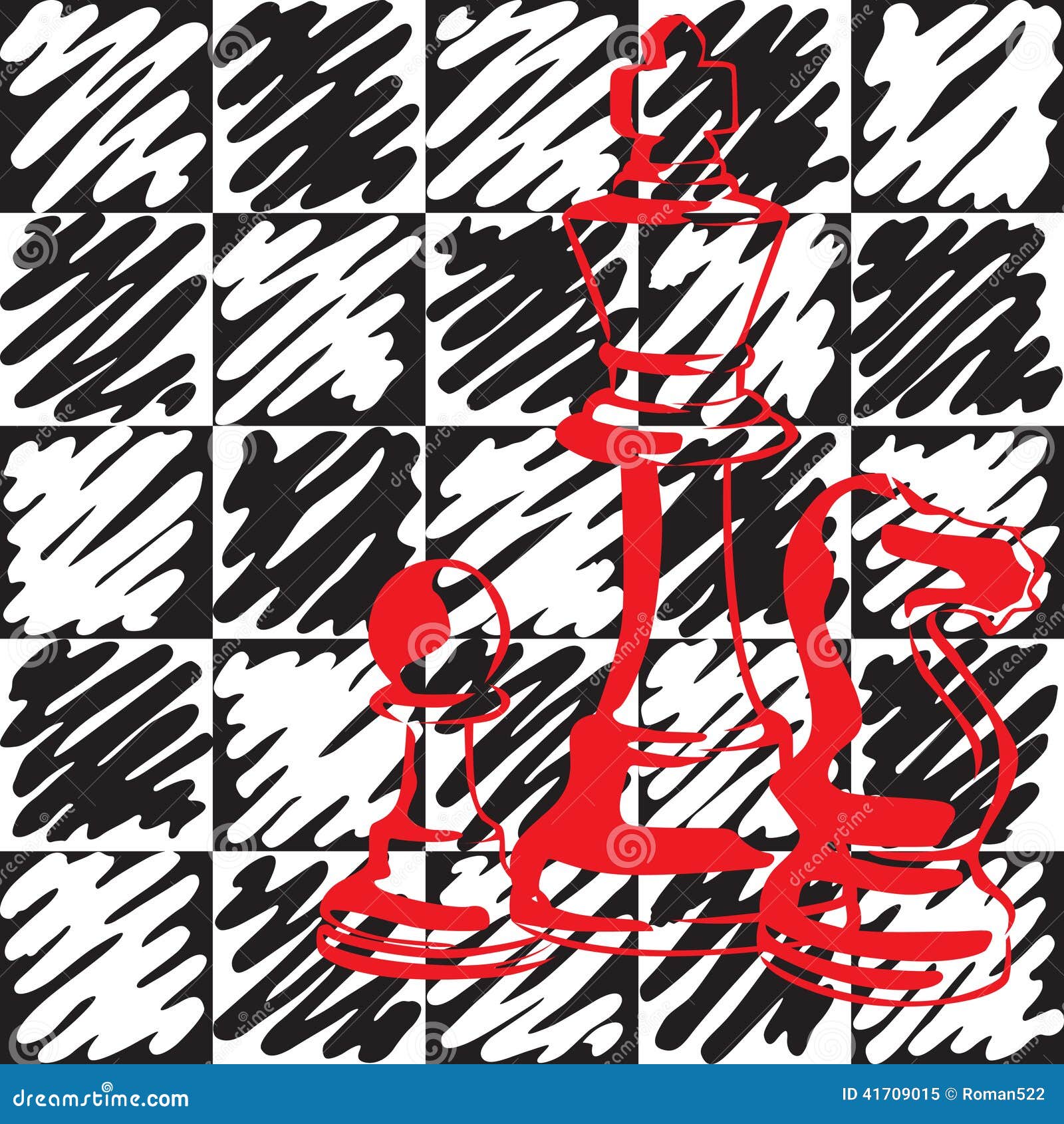 Checkerboard pattern stock vector. Illustration of chessboard - 41709015