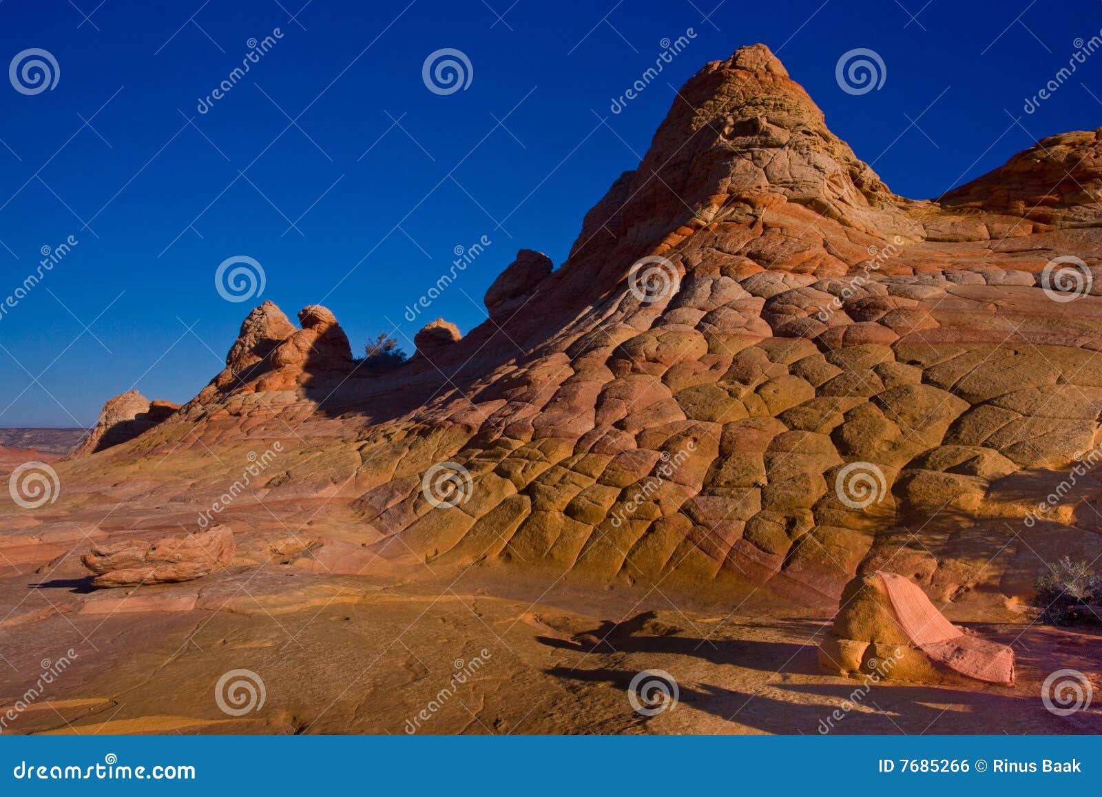 Checkerboard Sandstone Butte Stock Photo - Image of southwest, butte ...