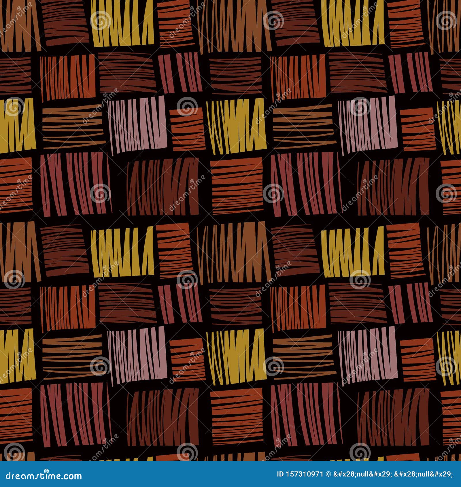 Checkerboard Seamless Pattern. Black And White Abstract, Geometric ...