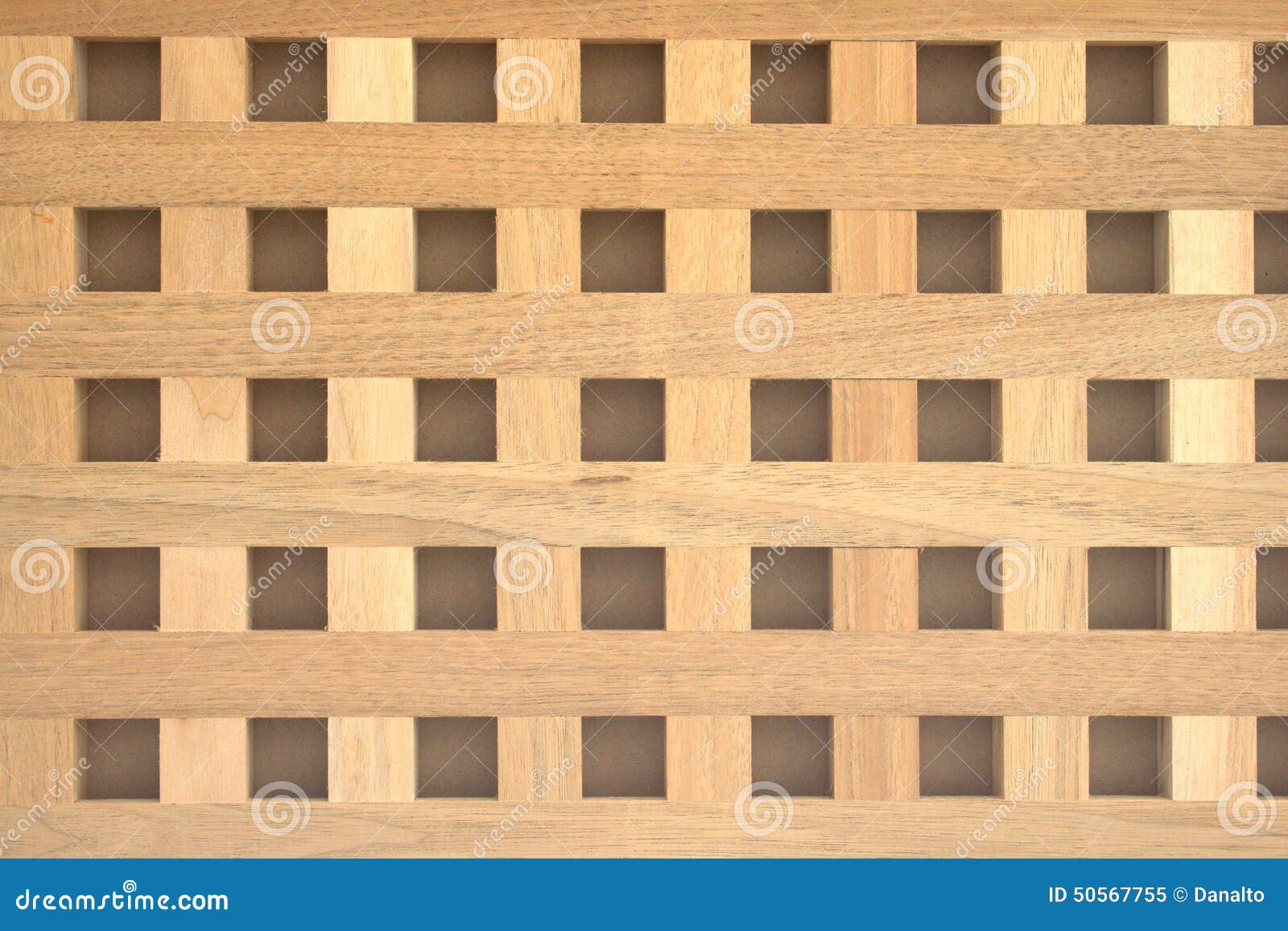 Checkerboard Square-holed Wood Panel Stock Image - Image of glued ...