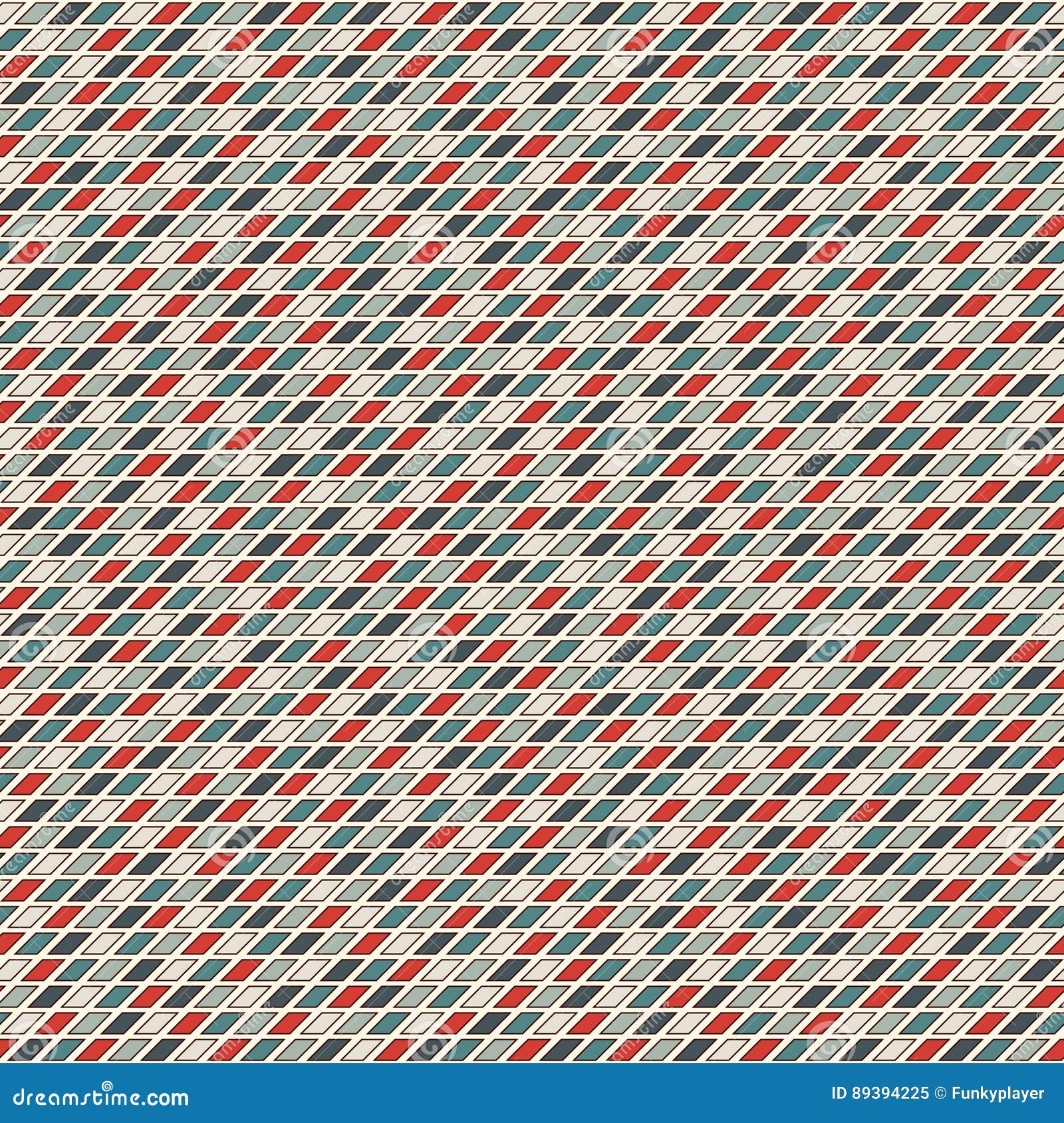 Checkered Abstract Background. Red and Blue Color Diagonal Square Cell ...