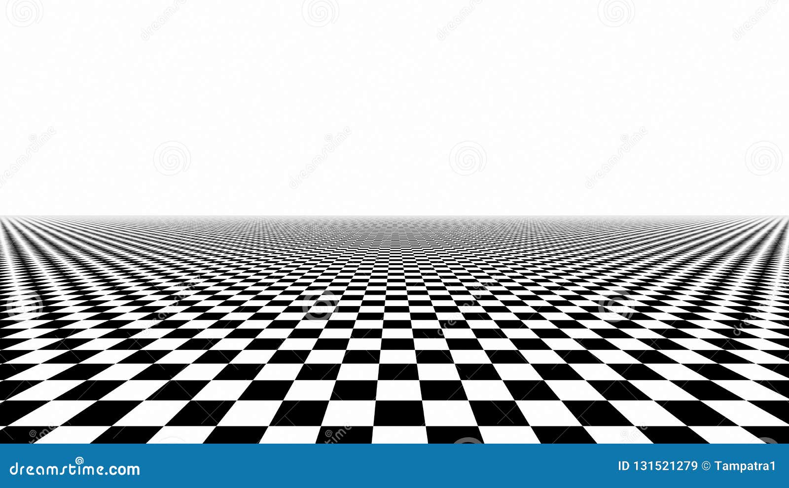 Checkered Abstract Wallpaper, Black and White Flooring Illusion Pattern ...