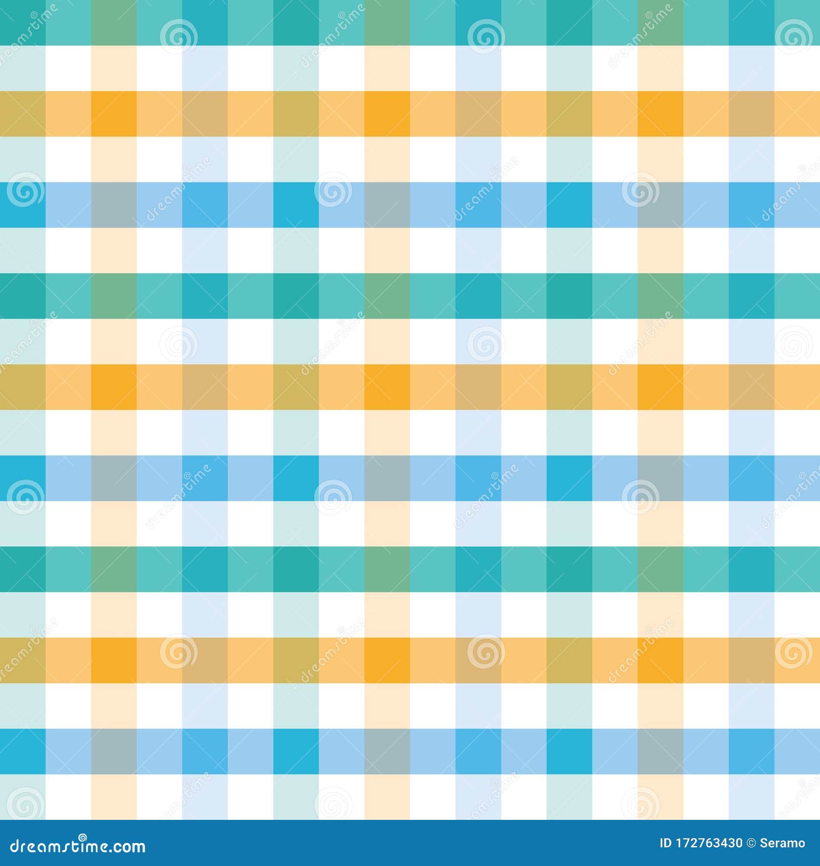 Checkered Background in Orange and Green Stock Vector - Illustration of ...