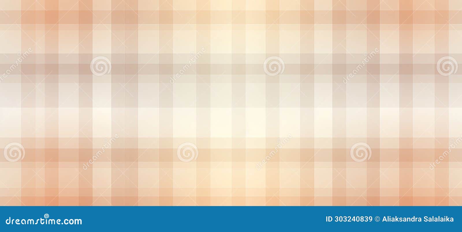 Checkered Background Pattern with Peach Fuzz Squares for a Gentle and ...