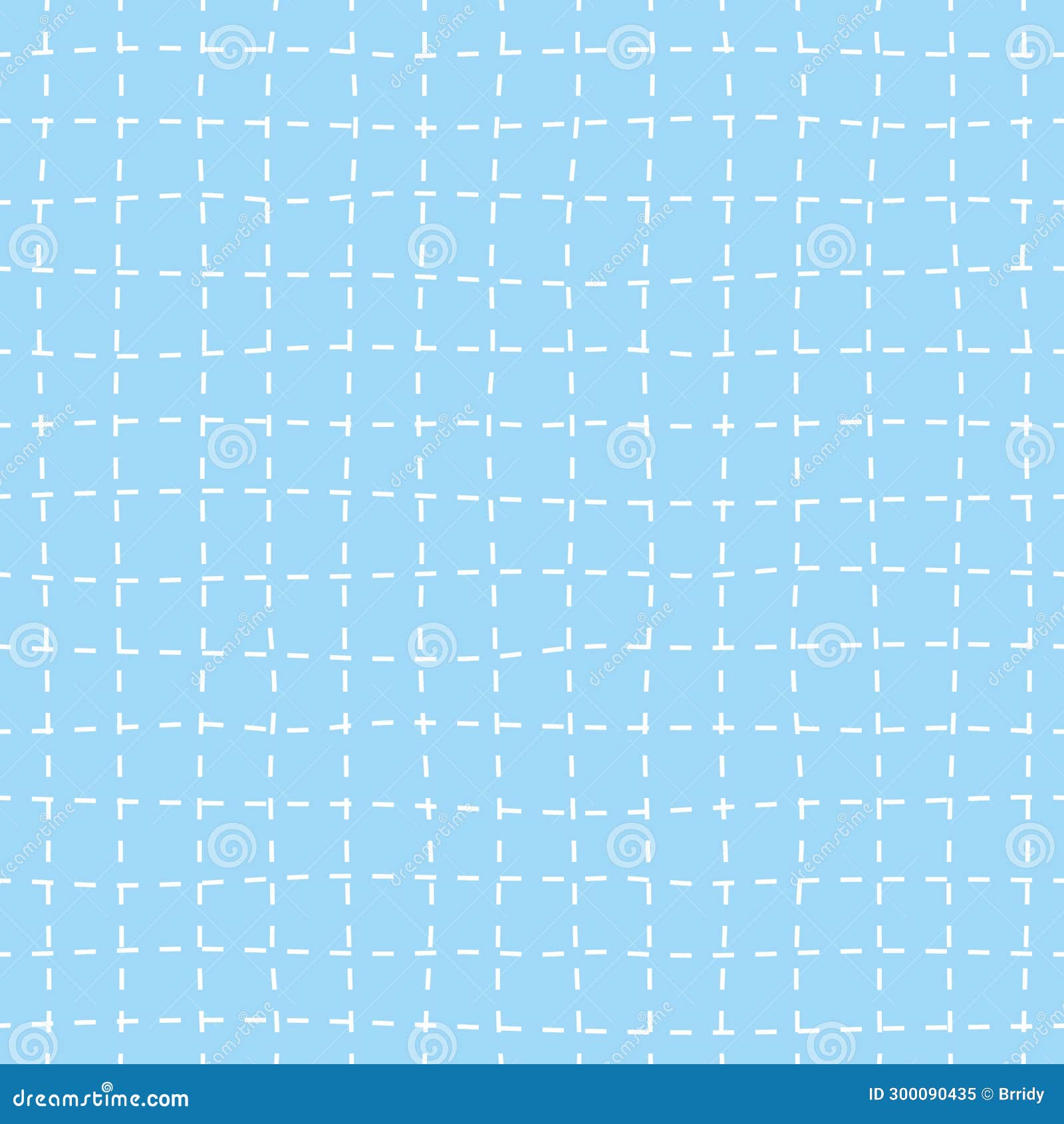 Checkered Background with White Dotted Lines on Blue. Abstract ...