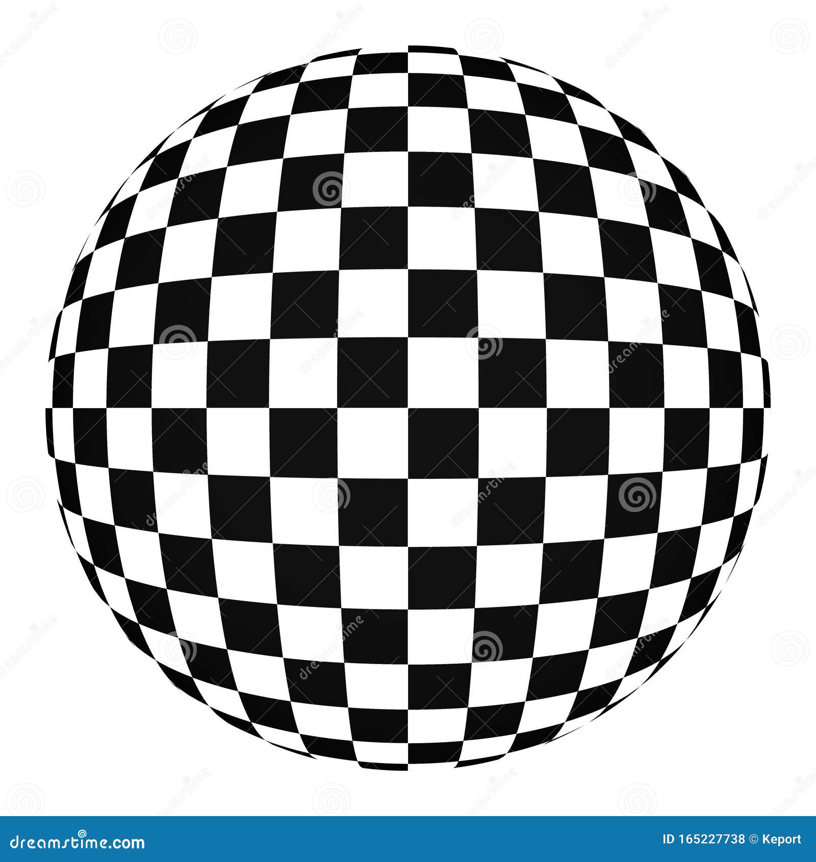 3d Checkered Ball: Black And White Imagery Inspired By Carsten Holler ...