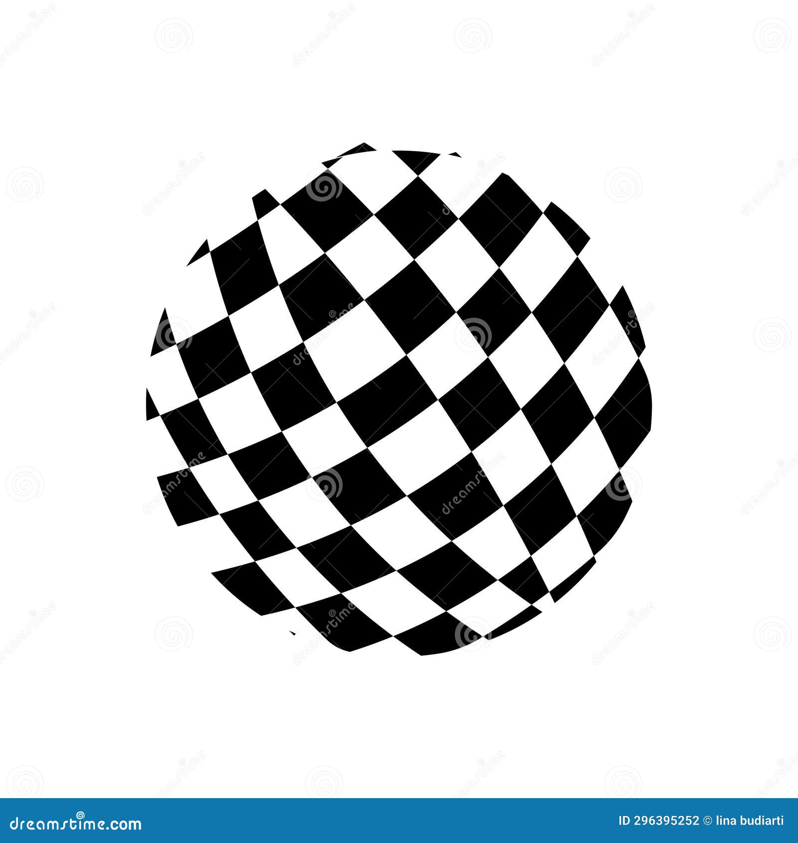 3d Checkered Ball: Black And White Imagery Inspired By Carsten Holler ...