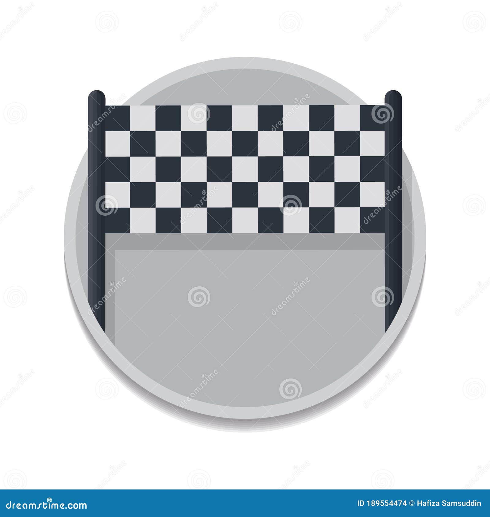 Checkered Banner. Vector Illustration Decorative Design Stock Vector ...