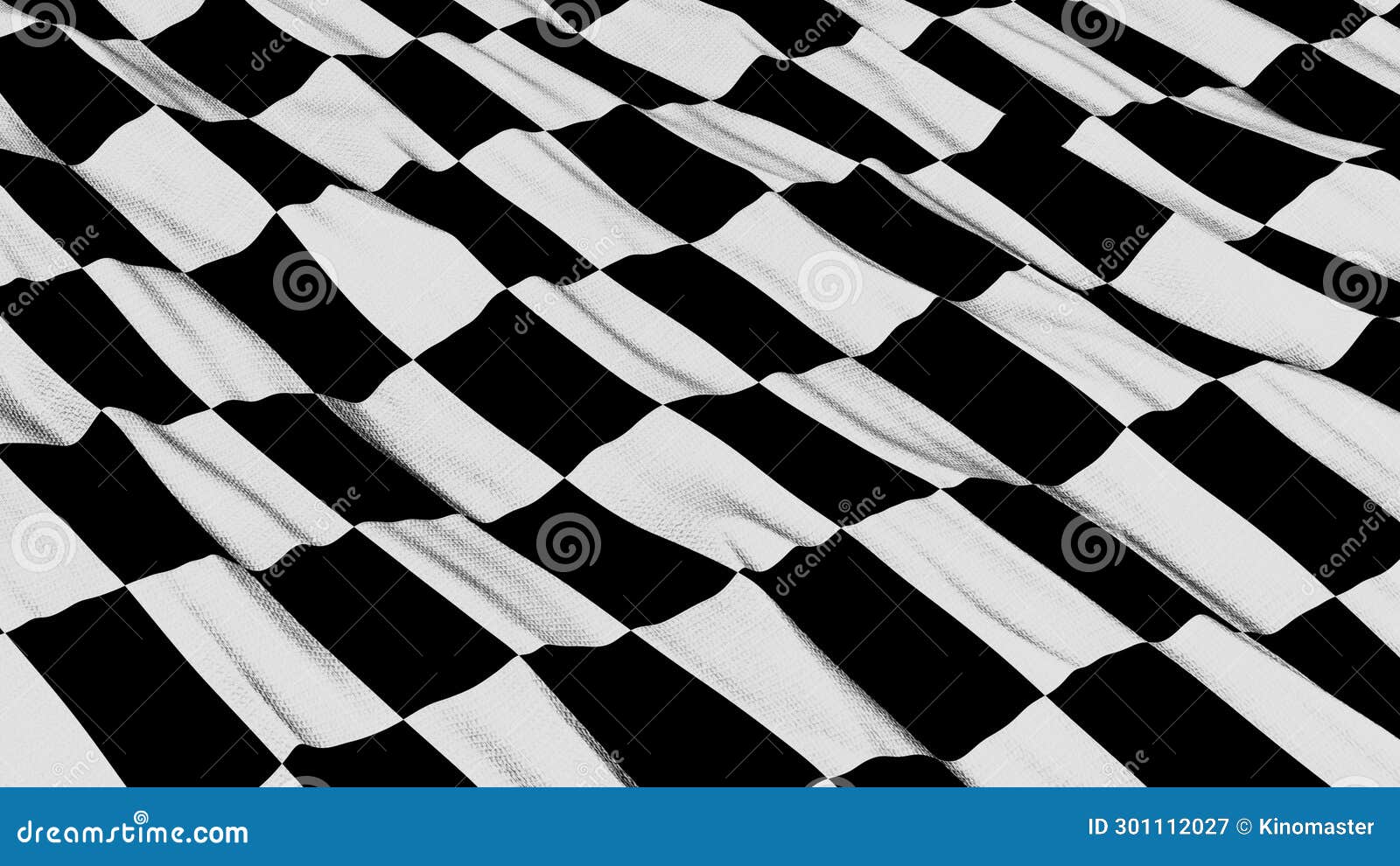 Checkered Black and White Fabric Texture Stock Illustration ...