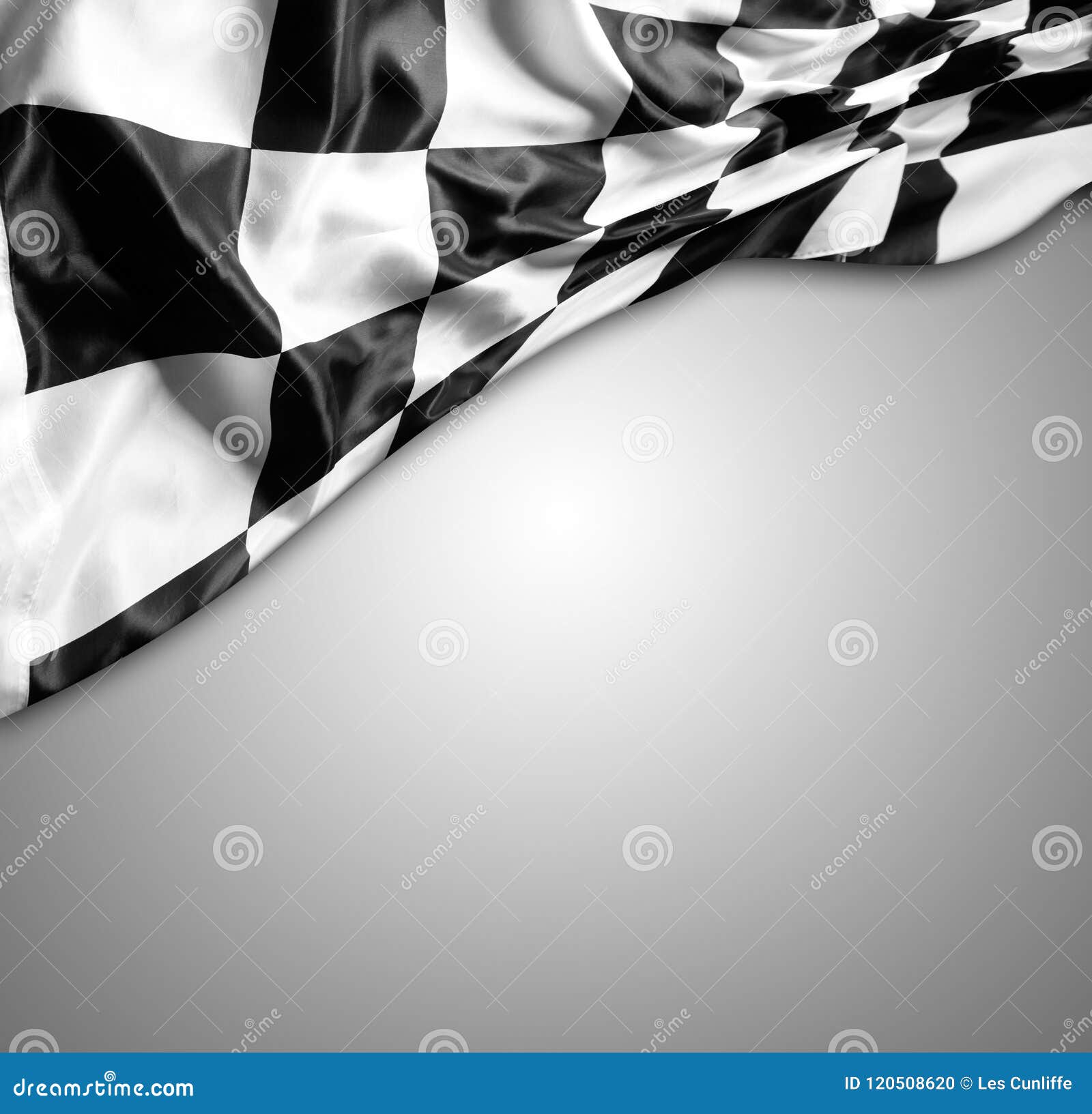 Checkered flag on grey stock photo. Image of race, racing - 120508620