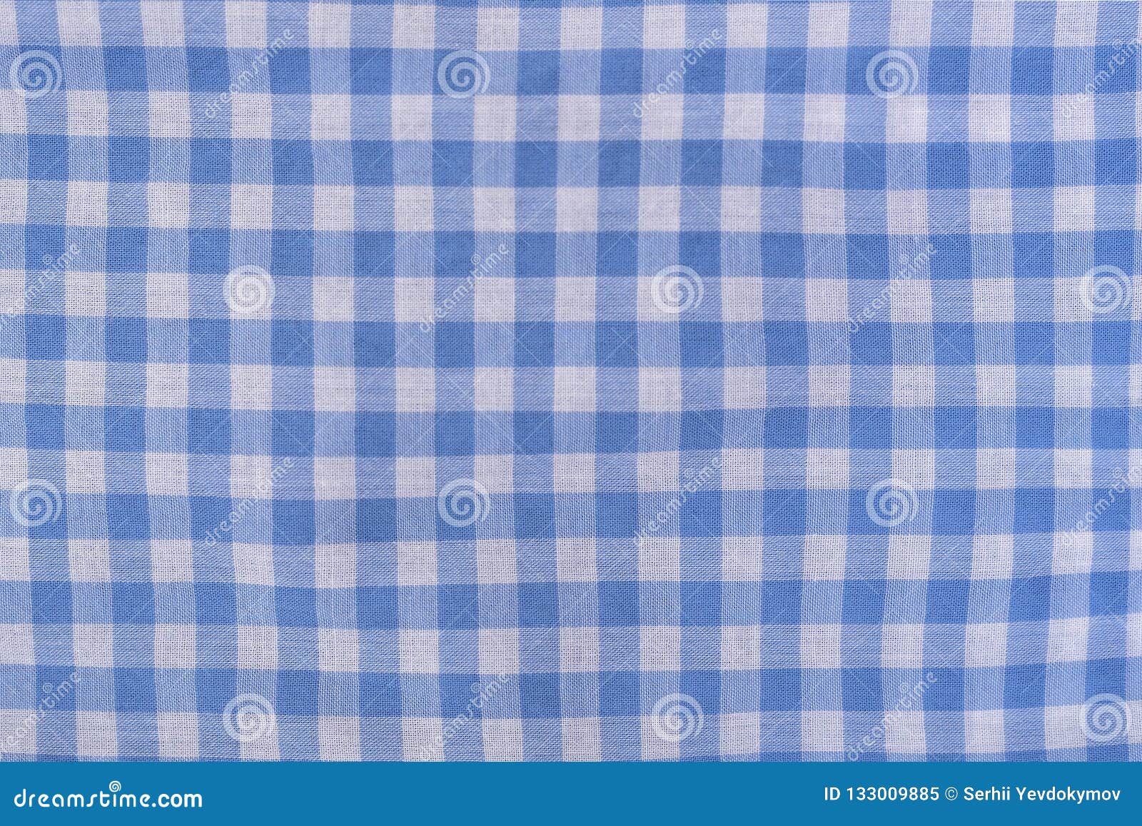 Checkered Blue and White Texture. Close-up Stock Image - Image of color ...