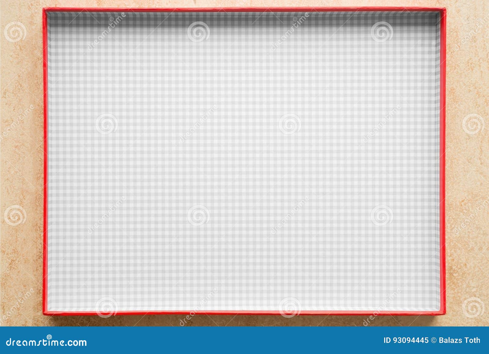 Checkered Box Lid Interior stock image. Image of monochromatic - 93094445