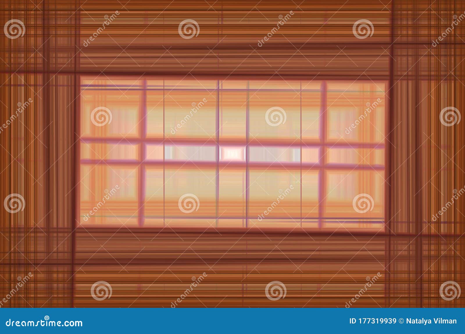 Checkered Brown Pattern. Linear Background. Abstract Texture with Many ...