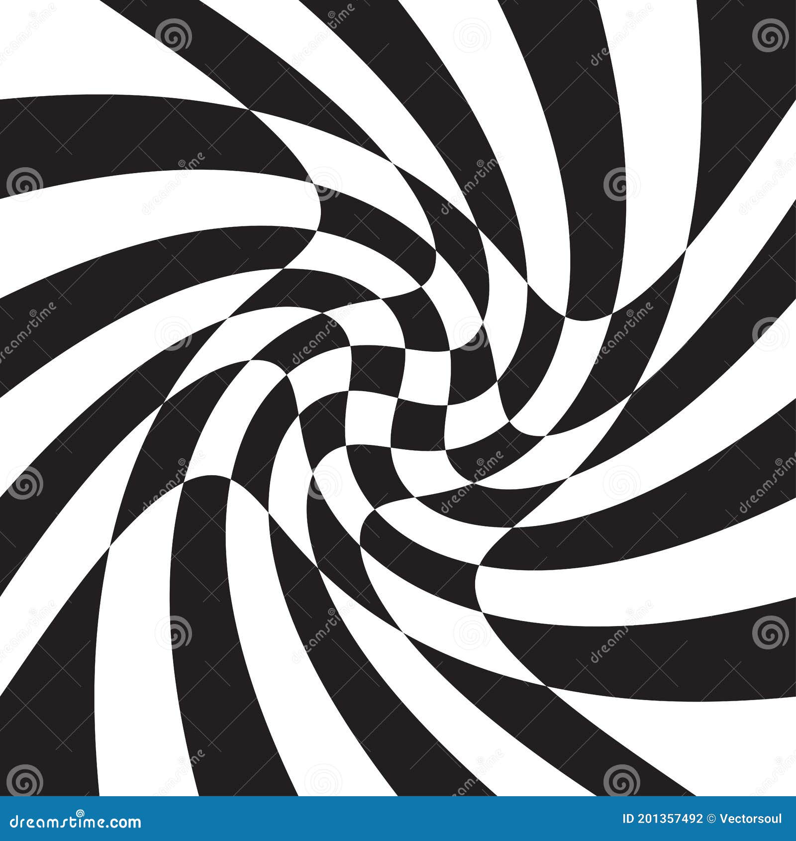 Checkered, Chequered, Chessboard Surface with Distortion, Deformation ...