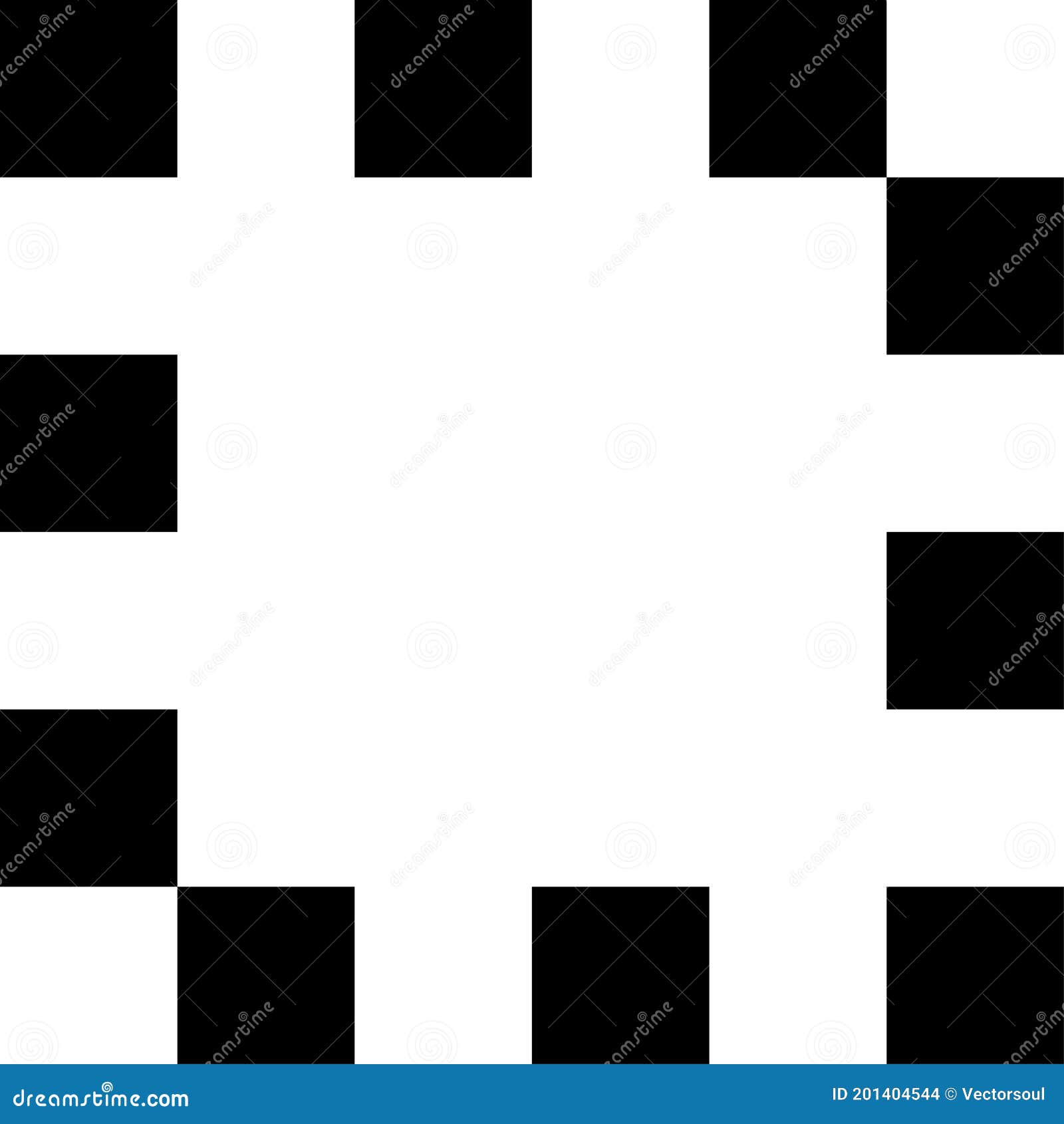 Checkered / Chequered Square Frame with Blank, Empty Space, Copyspace ...
