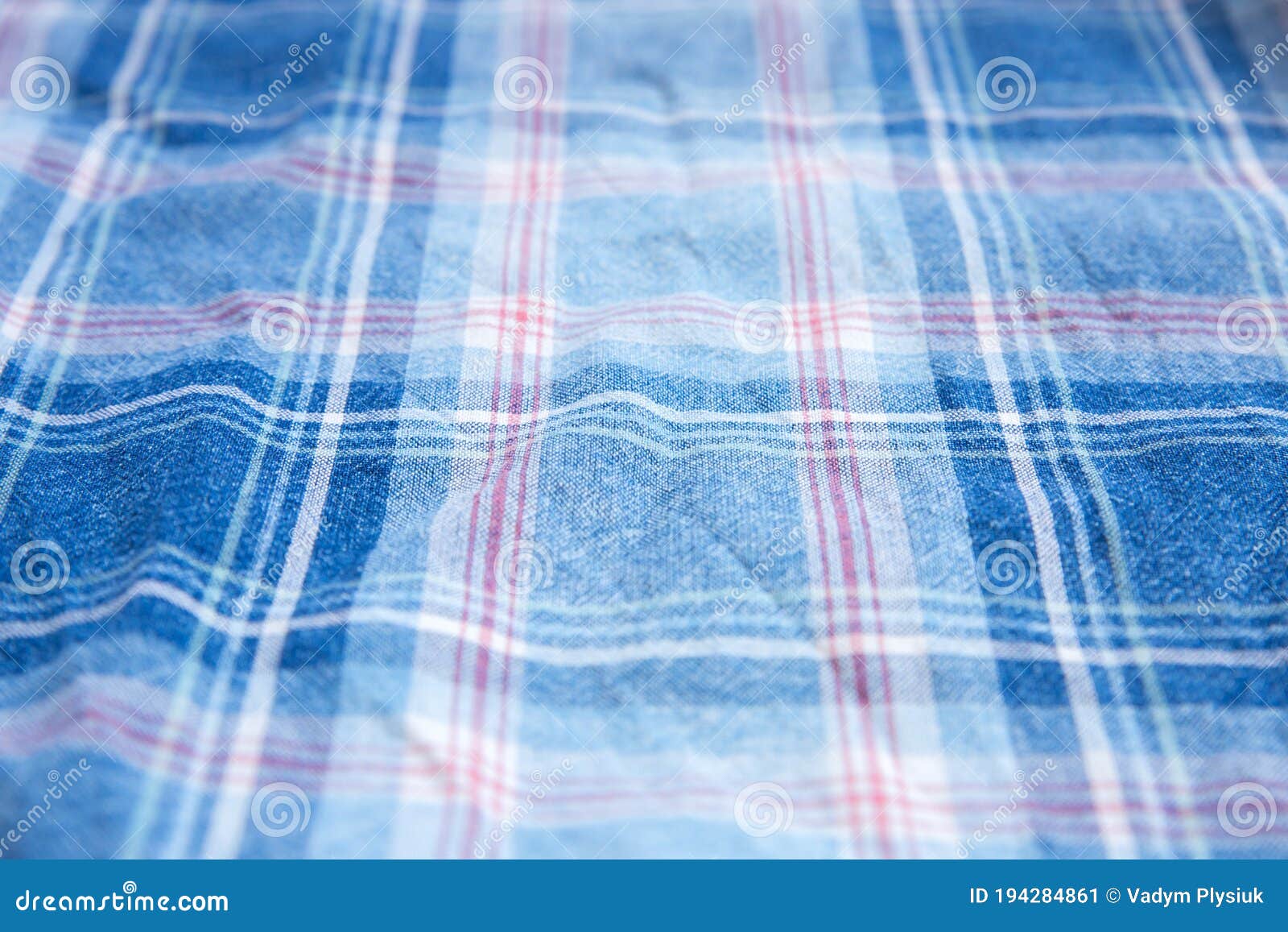 Checkered Cloth Texture. Squares on Textile Stock Image - Image of ...