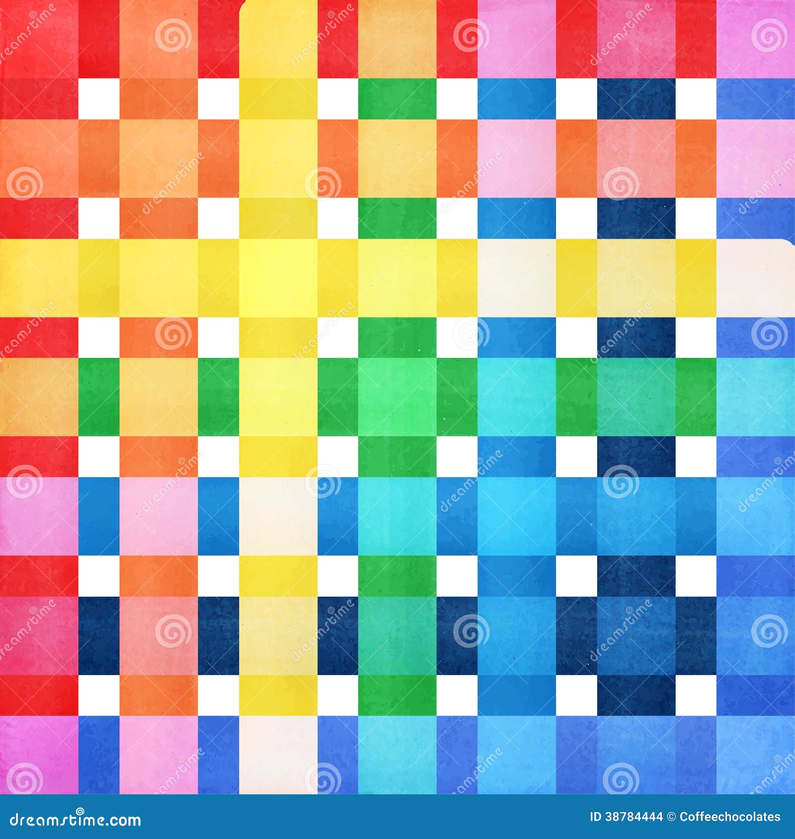 Checkered Colorful Background Vector Stock Vector - Illustration of ...