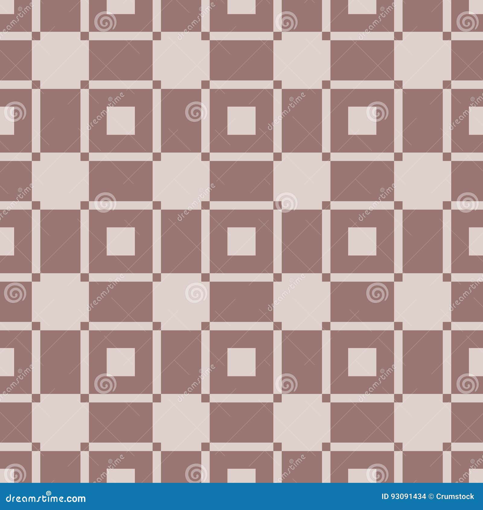 Checkered Fabric Background. Brown and Beige Seamless Pattern Stock ...