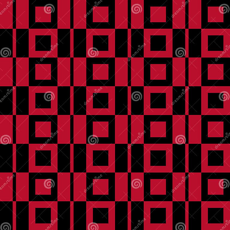 Checkered Fabric Background. Red Seamless Pattern Stock Vector ...