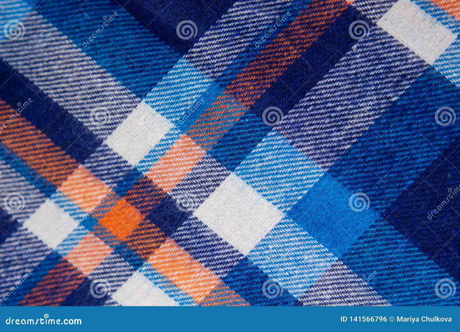 Checkered Fabric Background Stock Photo - Image of cloth, gingham ...