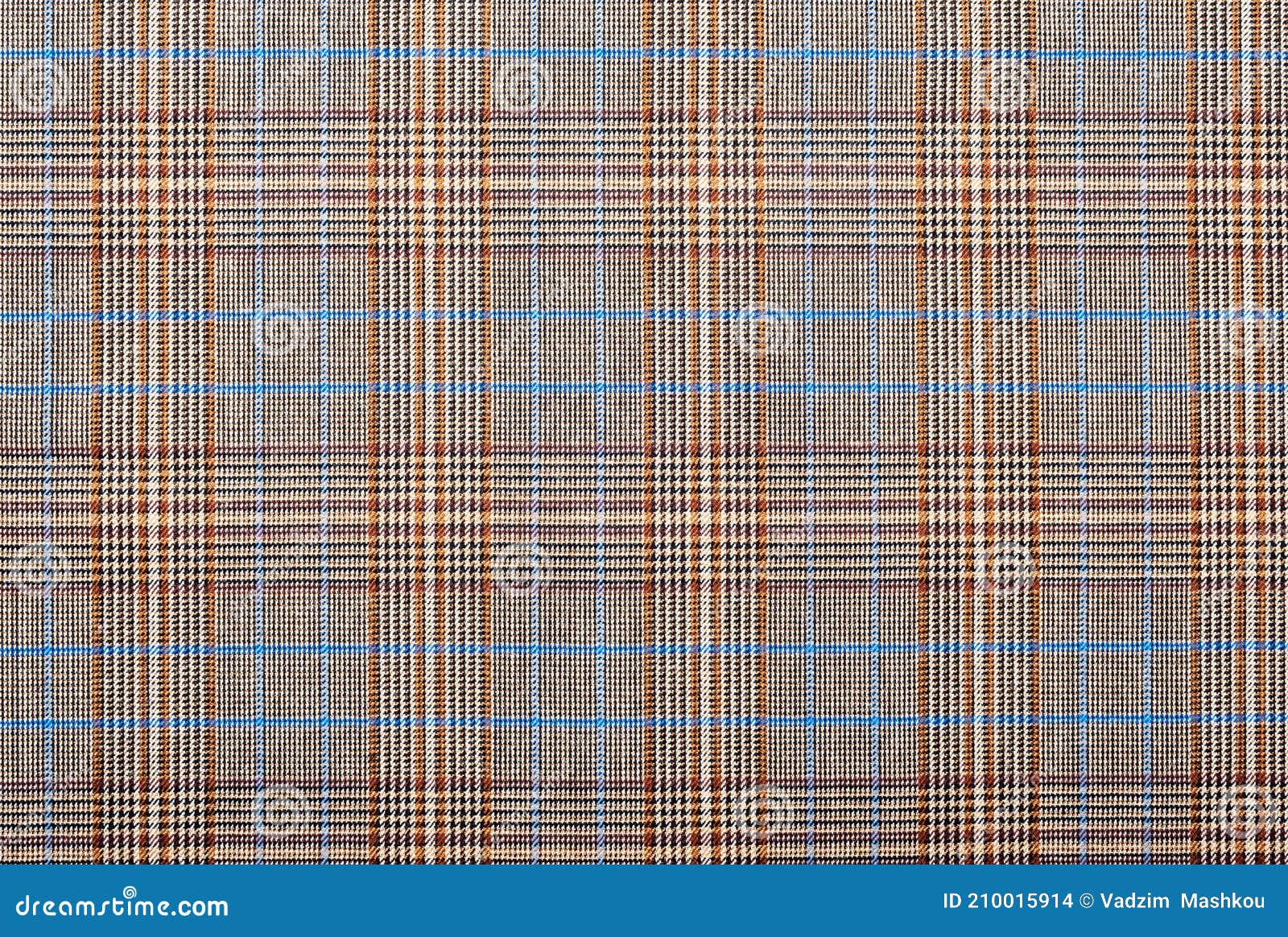 Checkered Pattern on Fabric Made of Different Colors Stock Photo ...