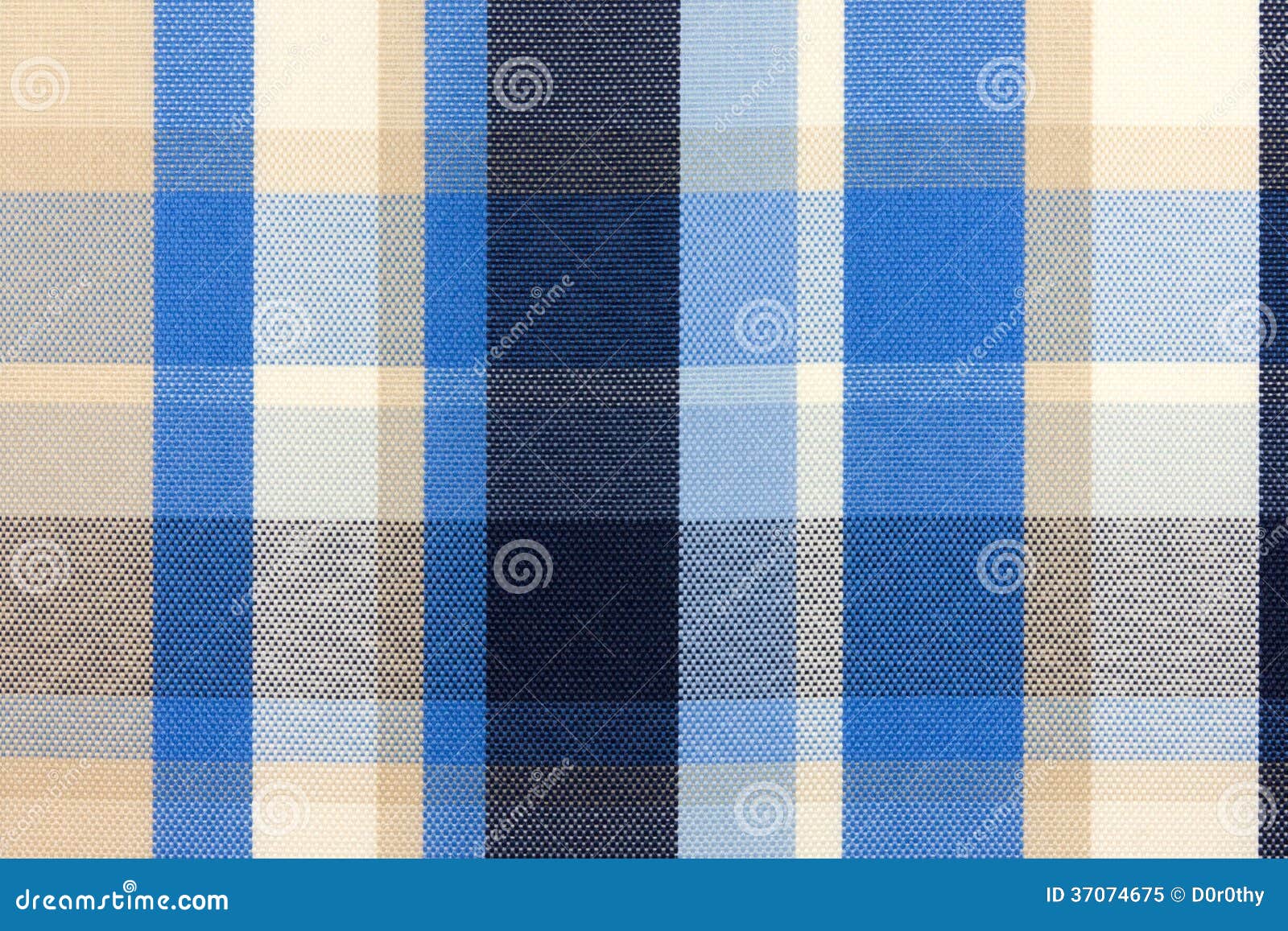 Checkered fabric stock image. Image of blue, fabric, gingham - 37074675