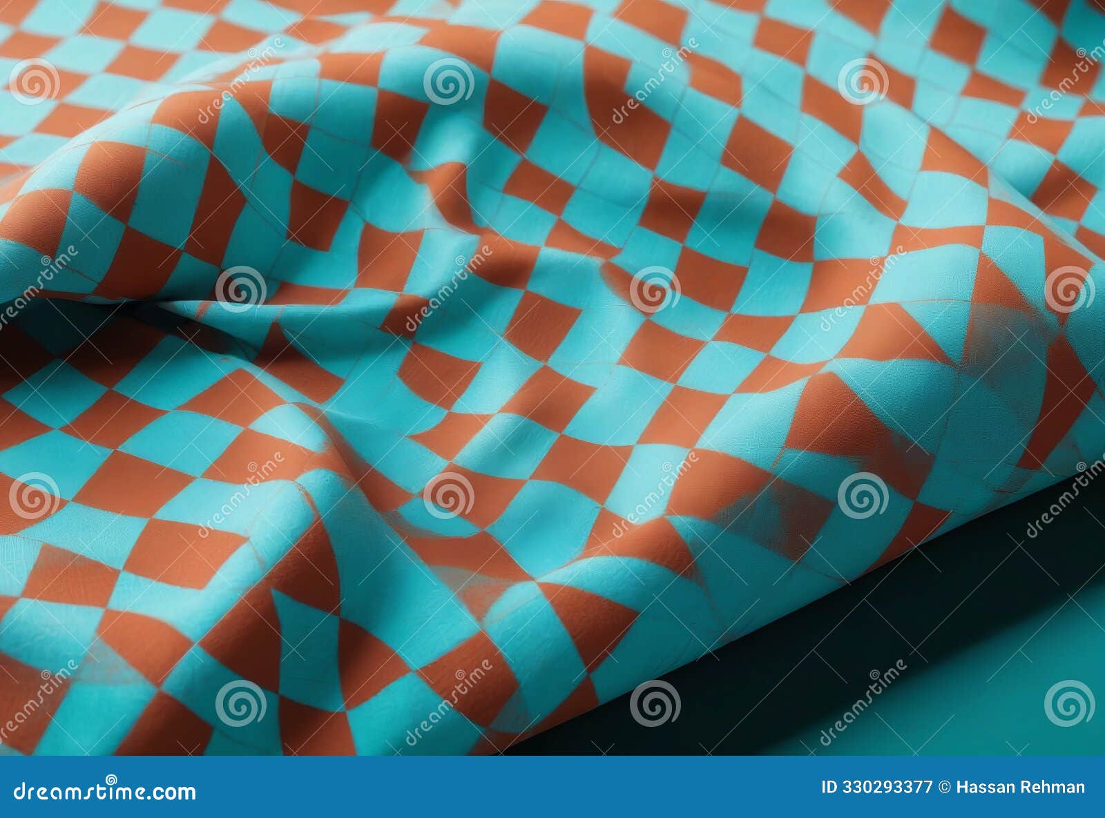 Checkered Fabric Texture Background Stock Illustration - Illustration ...
