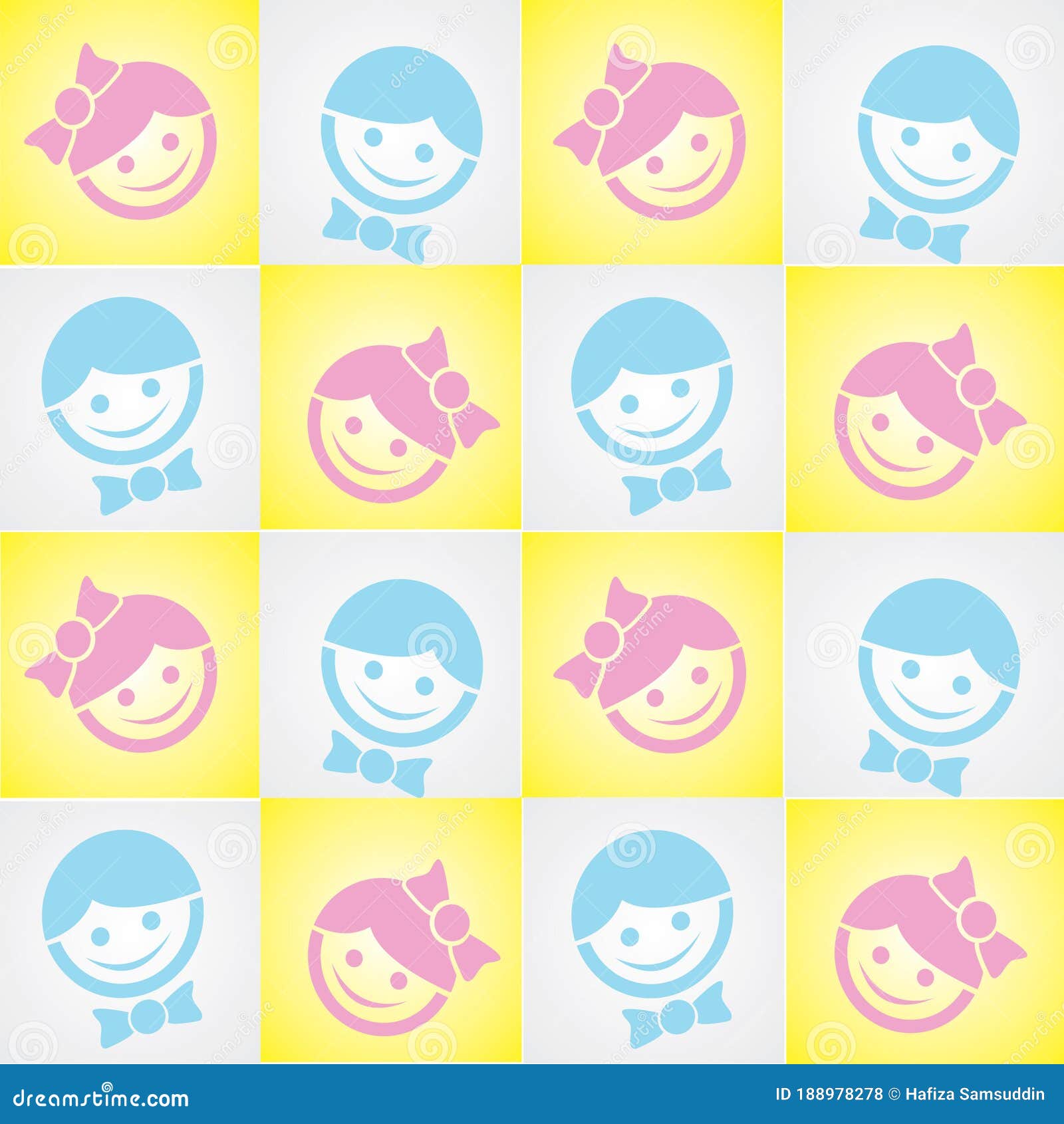 Checkered Face Background. Vector Illustration Decorative Design Stock ...