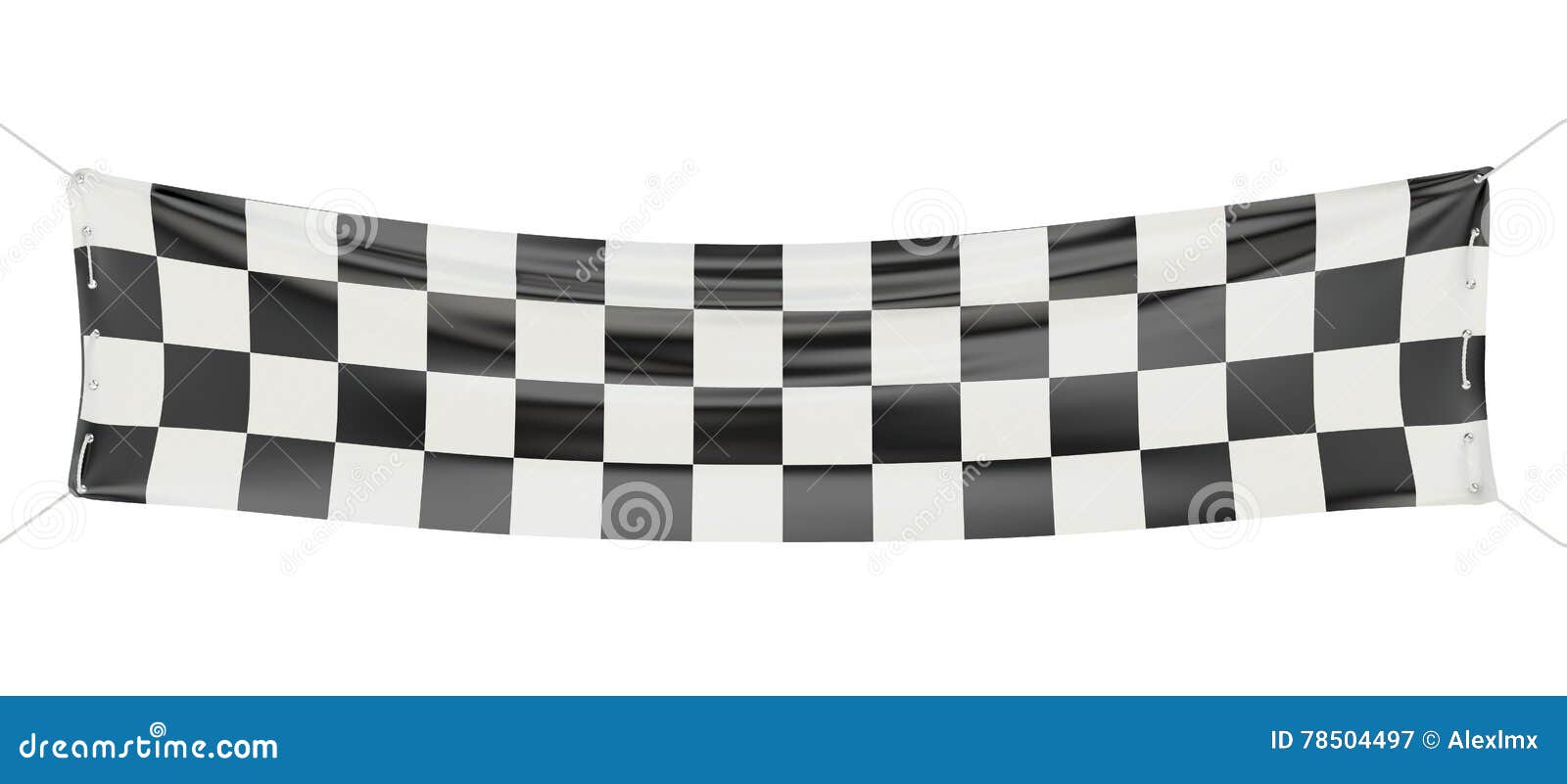 Checkered finish banner stock illustration. Illustration of placard ...