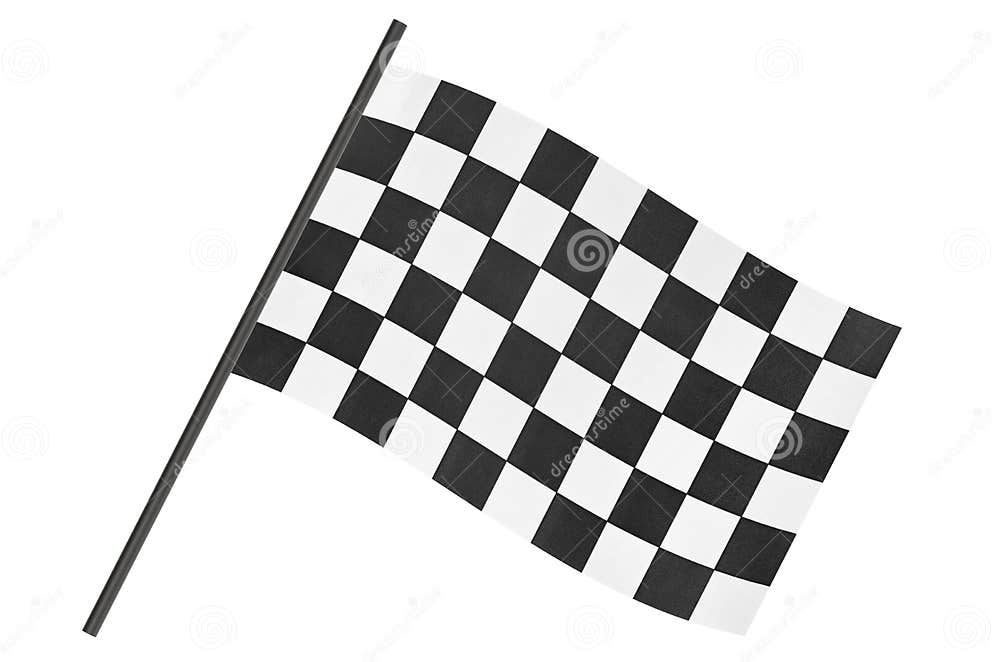 Checkered finish flag stock image. Image of checker, abstract - 10936503