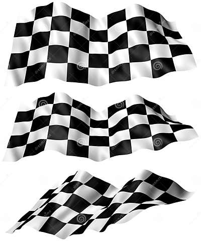 Checkered Flag stock illustration. Illustration of pride - 12720494