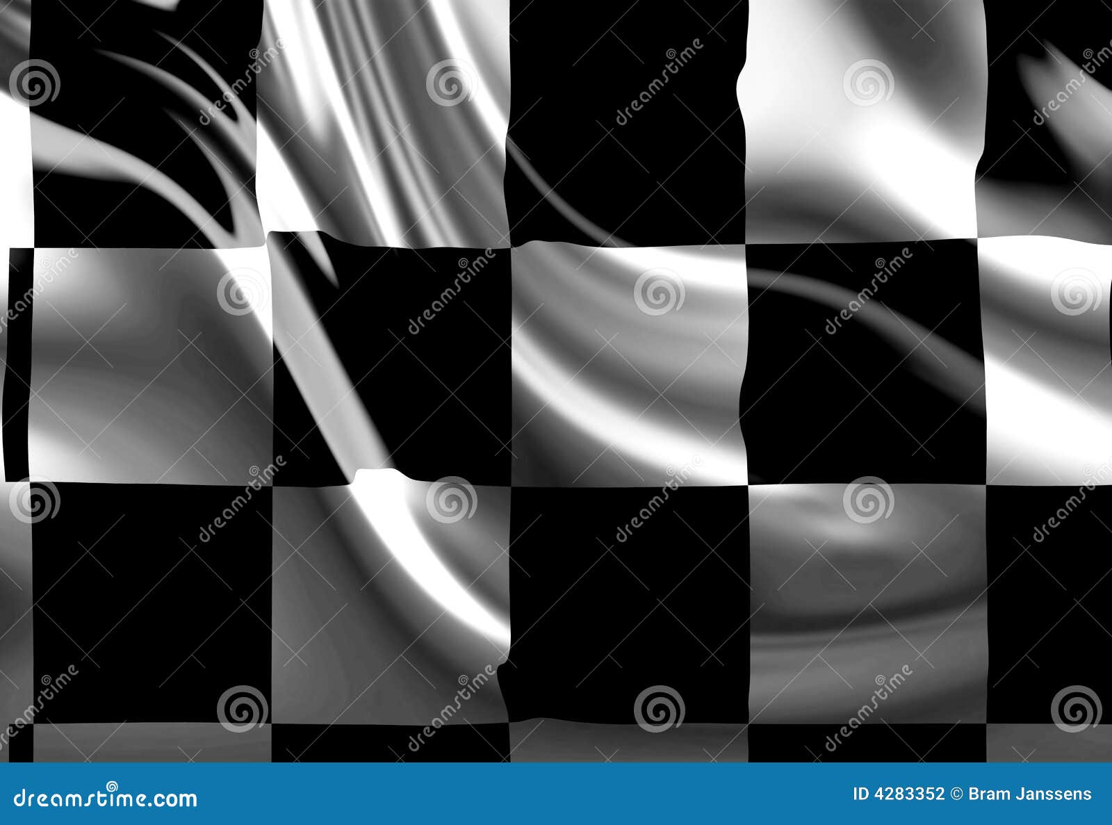 Checkered flag stock illustration. Illustration of chequered - 4283352