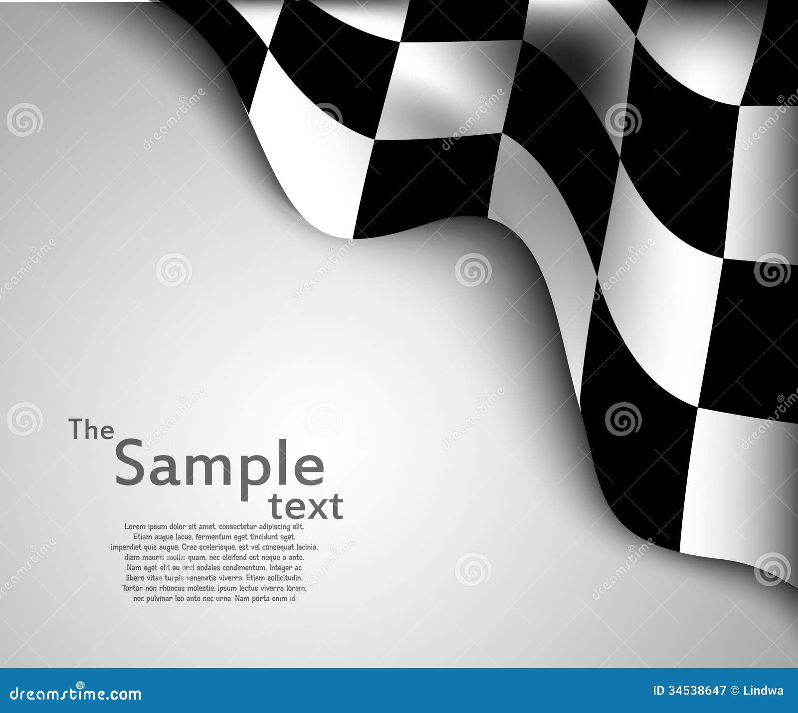 Checkered flag background stock vector. Illustration of abstract - 34538647