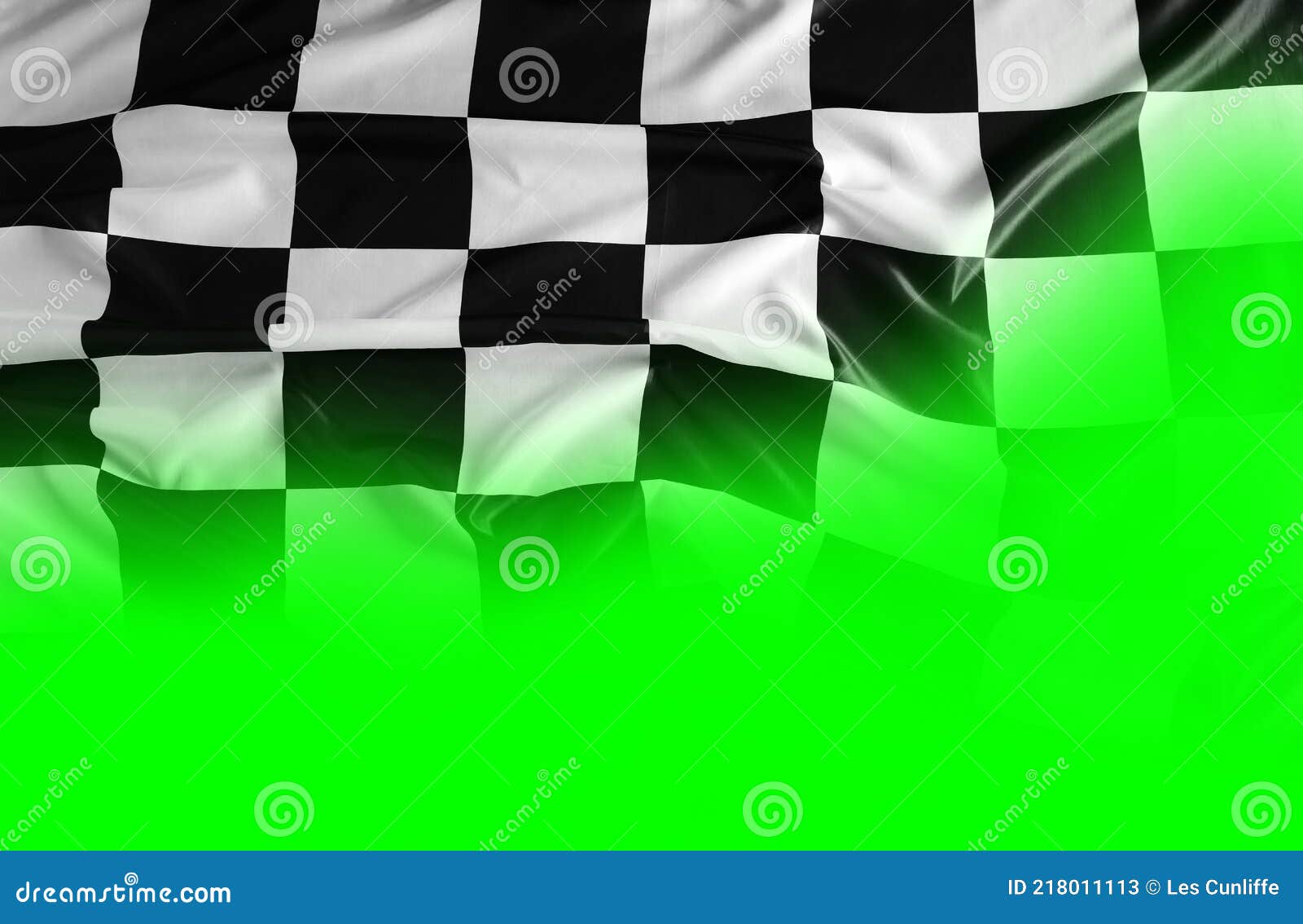 Checkered flag on green stock image. Image of champion - 218011113