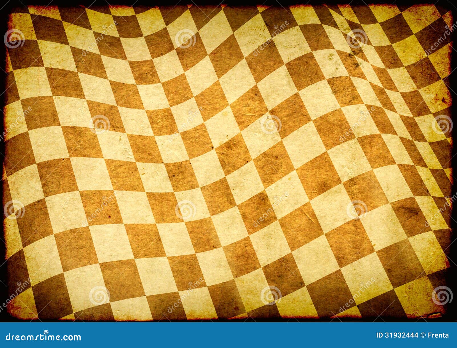 Checkered Flag on Paper Texture Stock Illustration - Illustration of ...